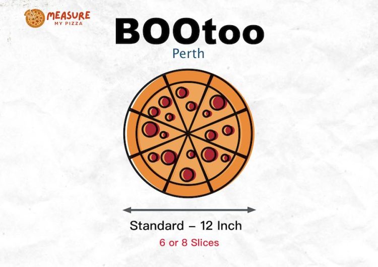 BOOtoo Pizza in Perth | Pizza Sizes | Menu & Prices | Order Online