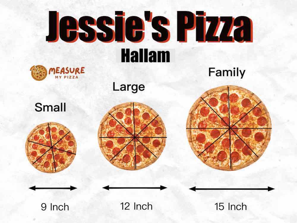 Jessie's Pizza in Hallam | Pizza Sizes & Prices | Order Online